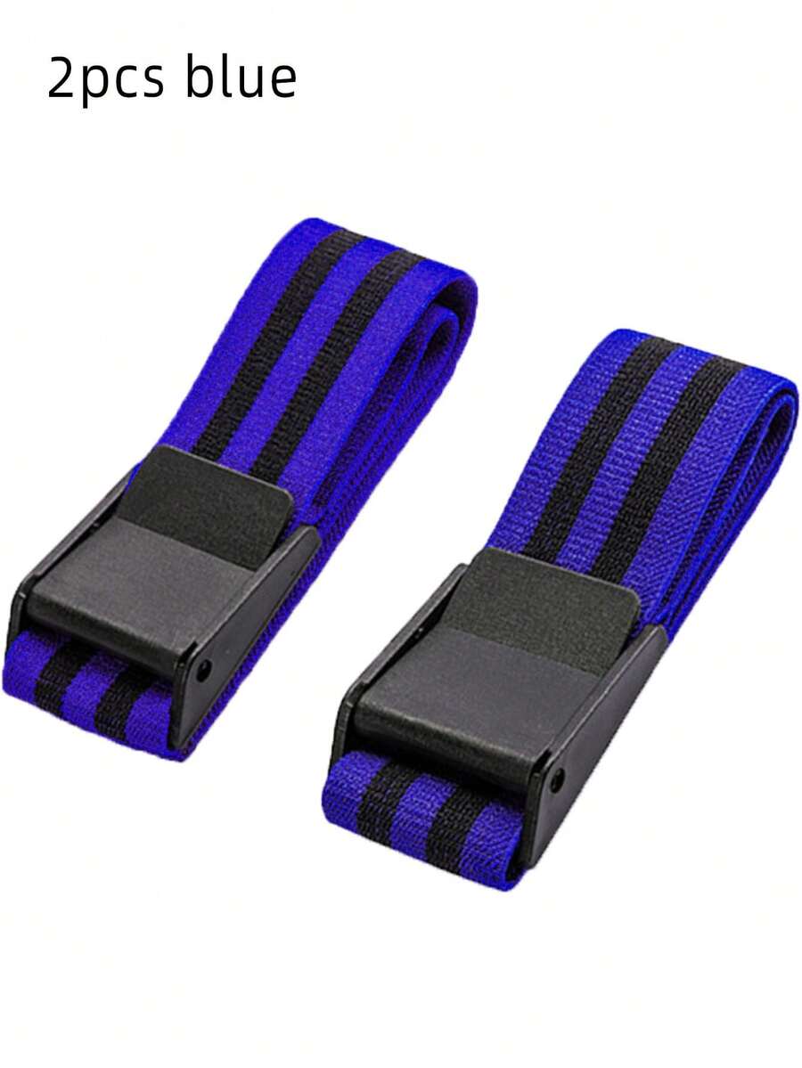 1pair Blue Muscle Stretching Resistance Band, Weight Bearing Limiting ...