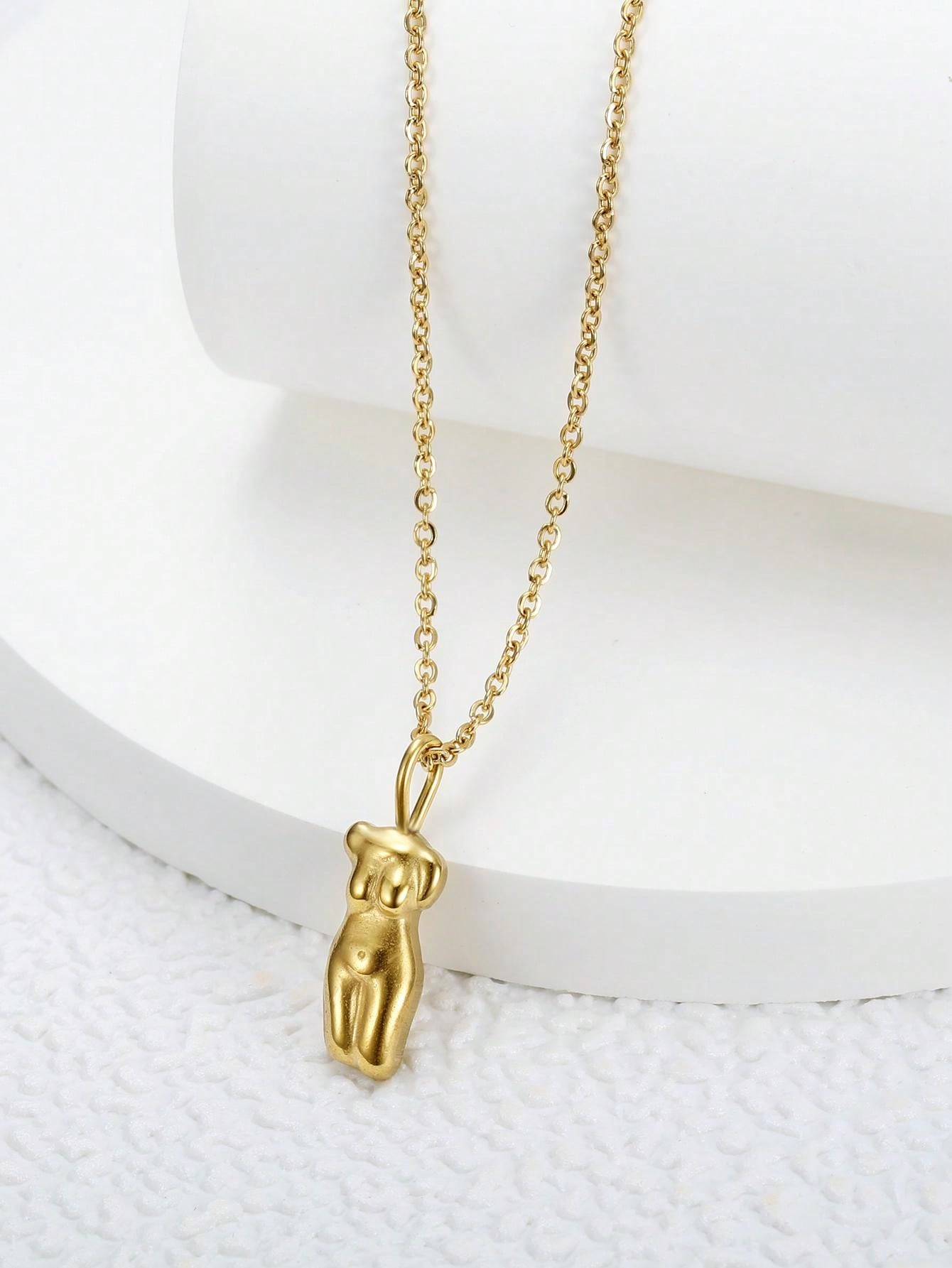 Figure Pendant Necklace | SHEIN UK