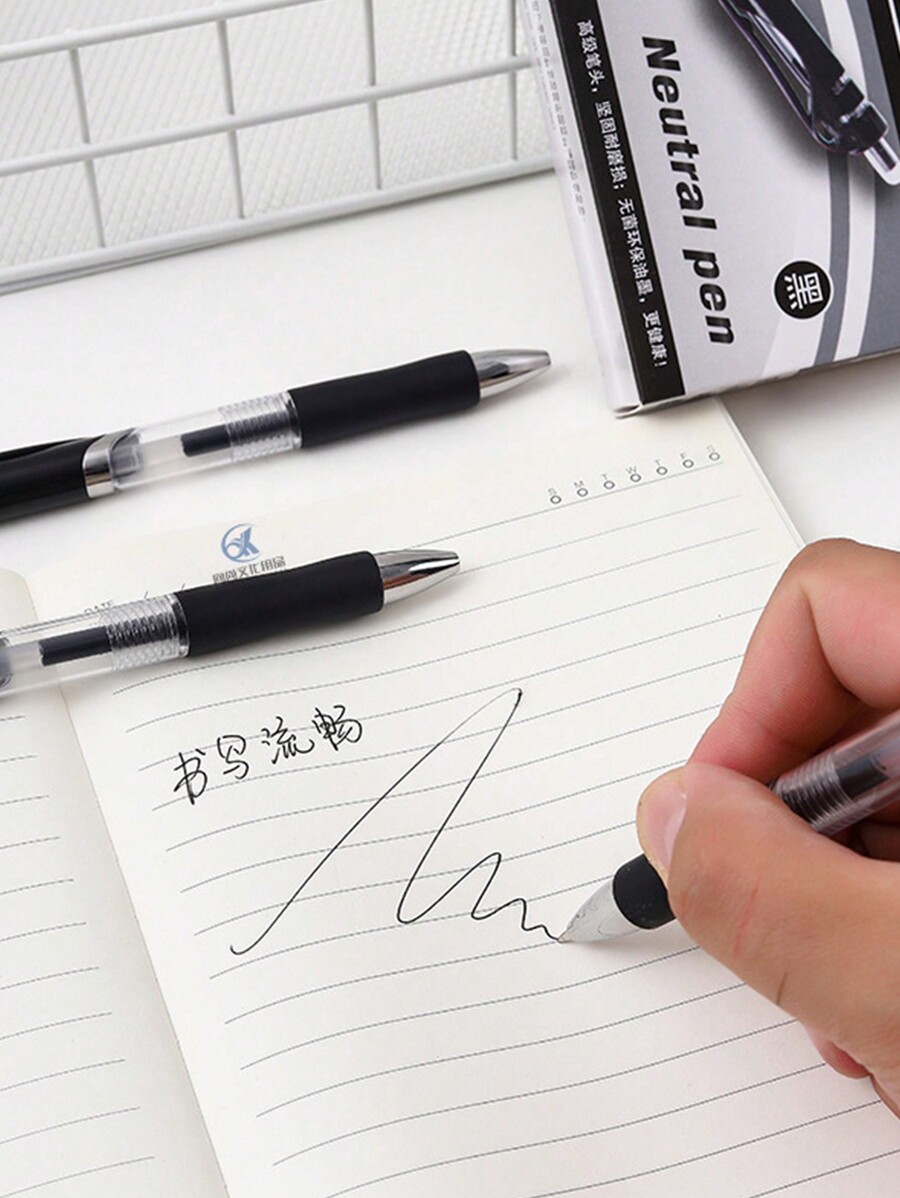 1pc Creative Pocket Pen Neutral Pen Portable Short Stick Carbon Short ...