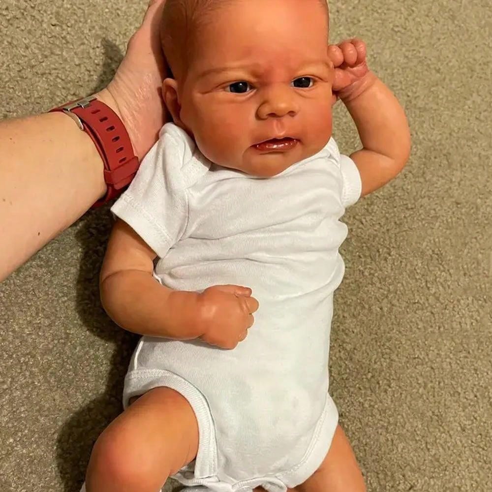 Realistic Reborn Baby Dolls Full Body 17Inches Baby Look Real Cute ...