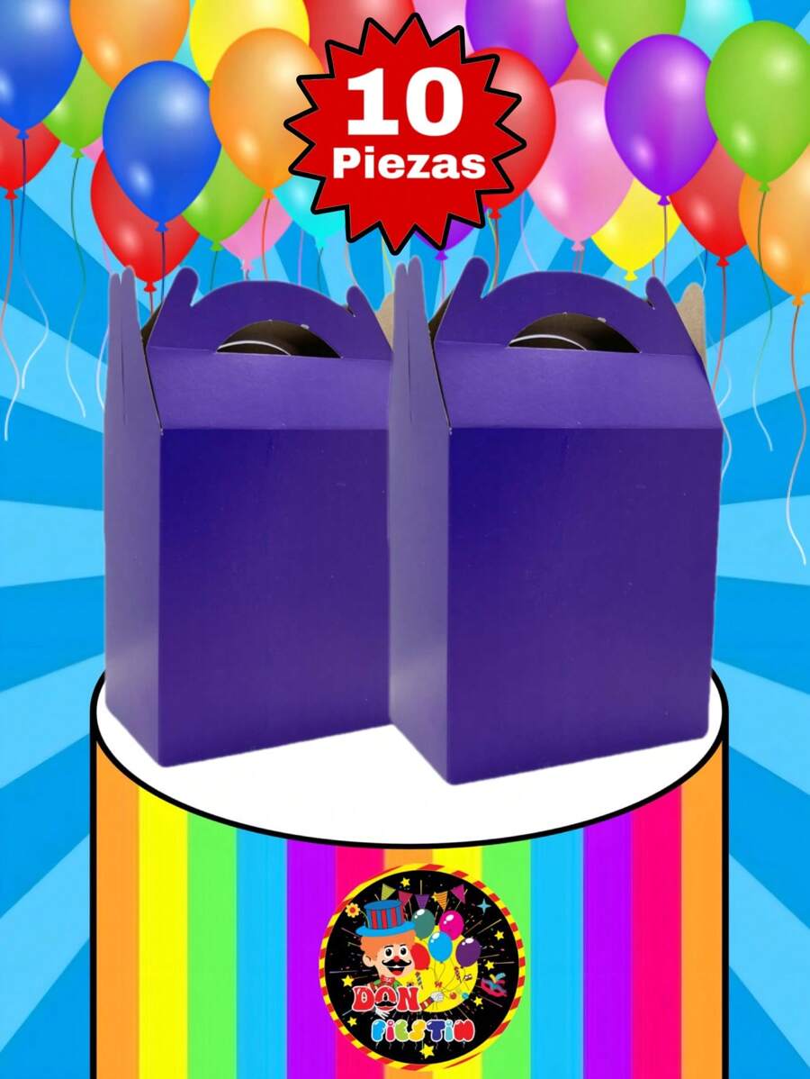 Dulceros de Colores Morado Fuerte Purpura Cumpleaños Decoración Fiesta ...