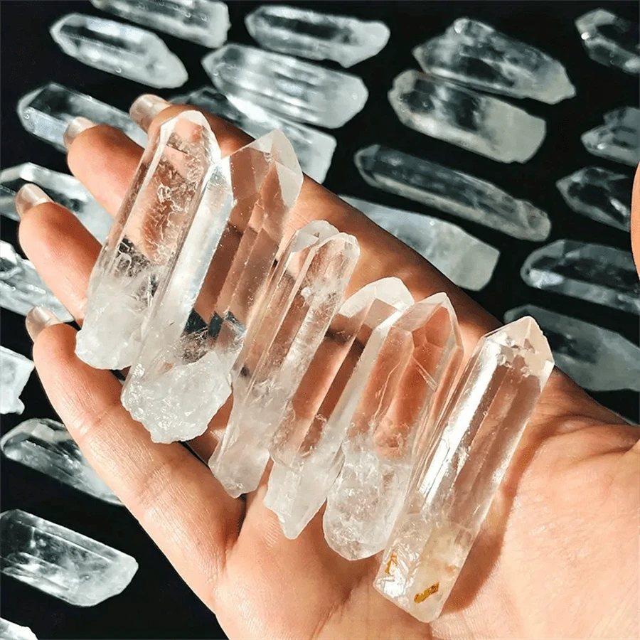50g/100g Natural Clear Quartz Crystal, Clear Quartz Crystal Point ...