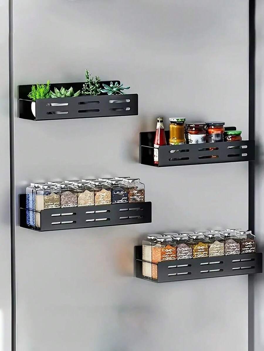 Magnetic Refrigerator Rack, Non-perforated Metal Rack, Kitchen ...