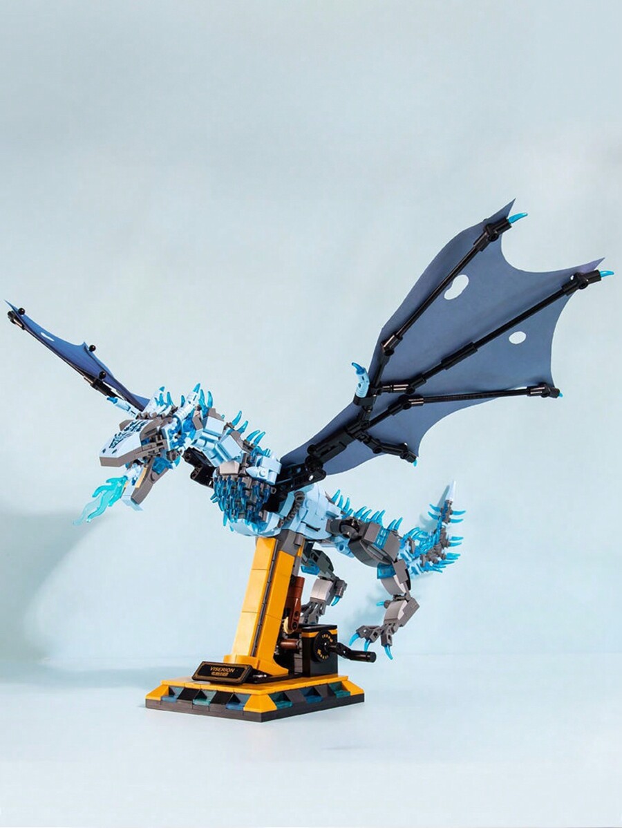 Moc Assembled Small Particle Building Blocks Ancient Ice Dragon Adult ...