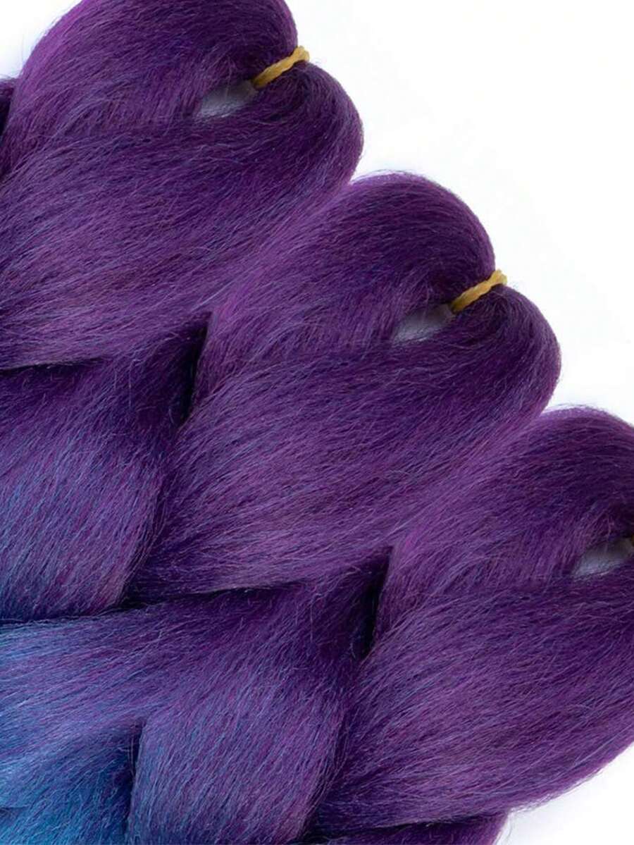 Ombre Braiding Hair 24 Inch Braid Hair Extensions Pre Stretched High ...