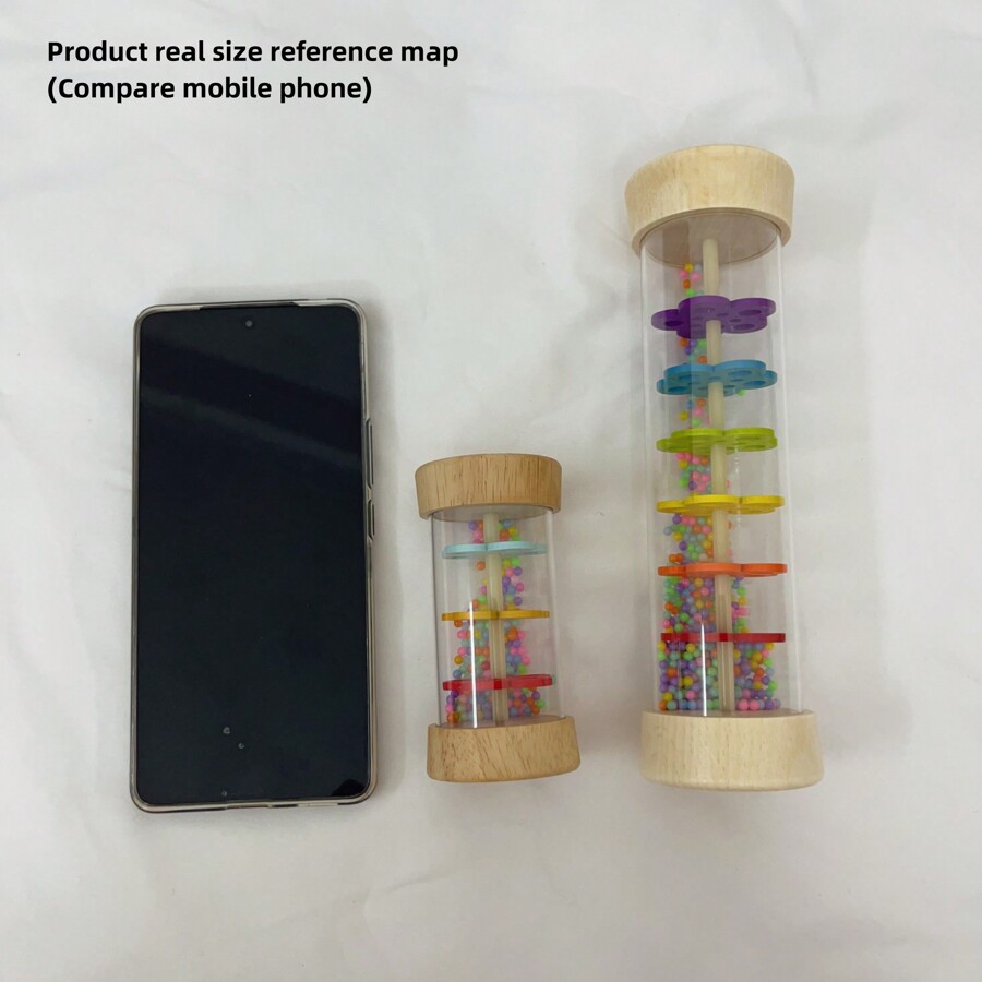Wooden Rain Tube Musical Instrument, Children's Sound Toy, Simulation ...