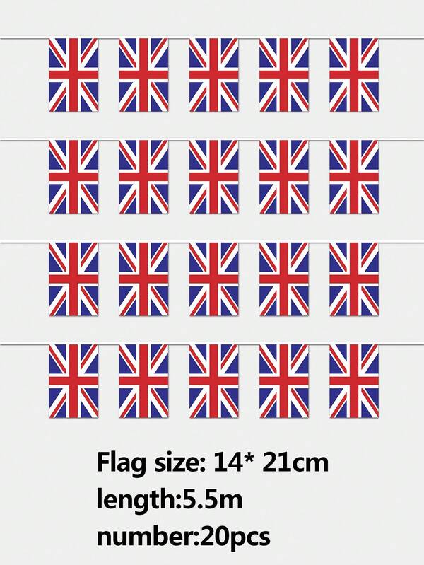 Uk Flag Square String Flag Banner | SHEIN USA