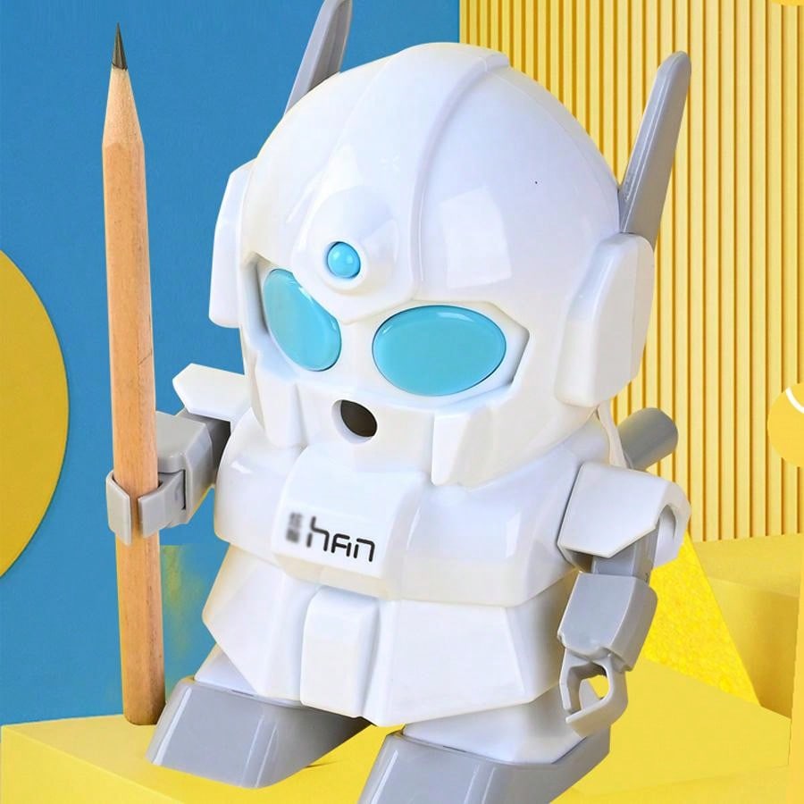 Creative Robot Shaped Pencil Sharpener, Manual Rotary Pencil Cutter ...