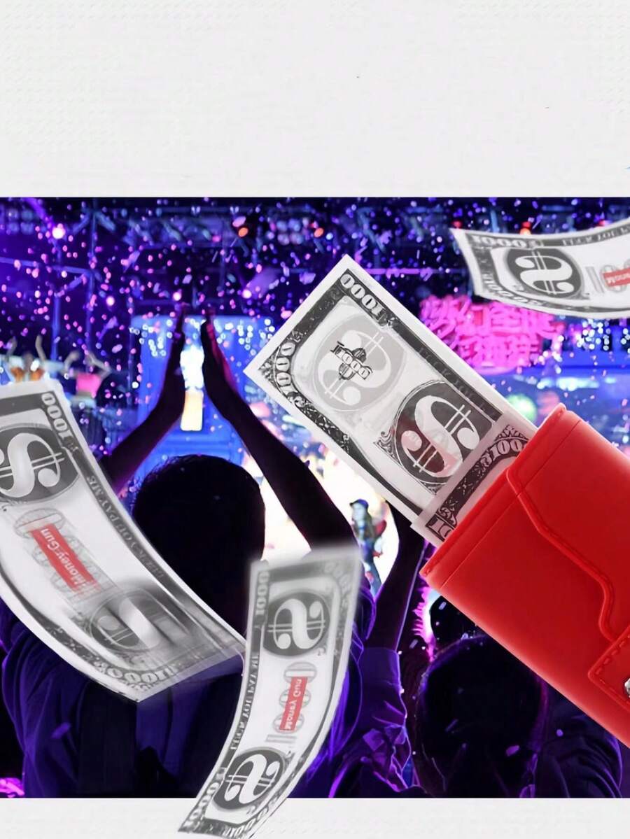 Electric Money Gun Toy, Money Shooter, Cash Cannon, Money Pouring Gun ...