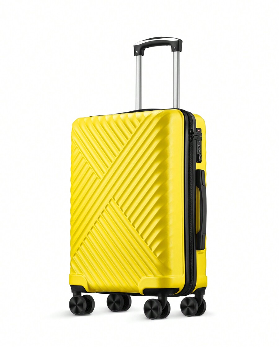 Hardshell Carry On Luggage 20" Lightweight Hardside 24" And 28" Checked ...