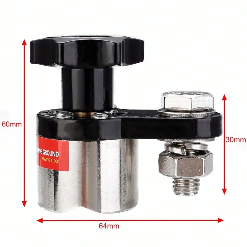 Welding Clamps, 200A Magnetic Welding Ground Clamp, Switchable On/Off ...