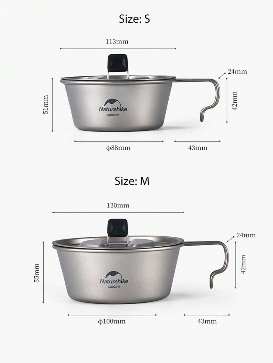 Naturehike Naturehike Ti Bowl Lightweight Titanium Outdoor Portable ...