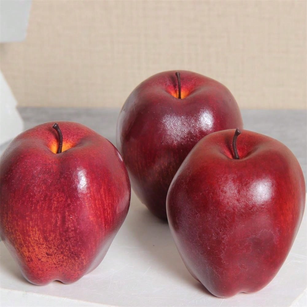 6pcs Realistic Snake Fruit & Artificial Apple Fruit Shaped Decoration ...