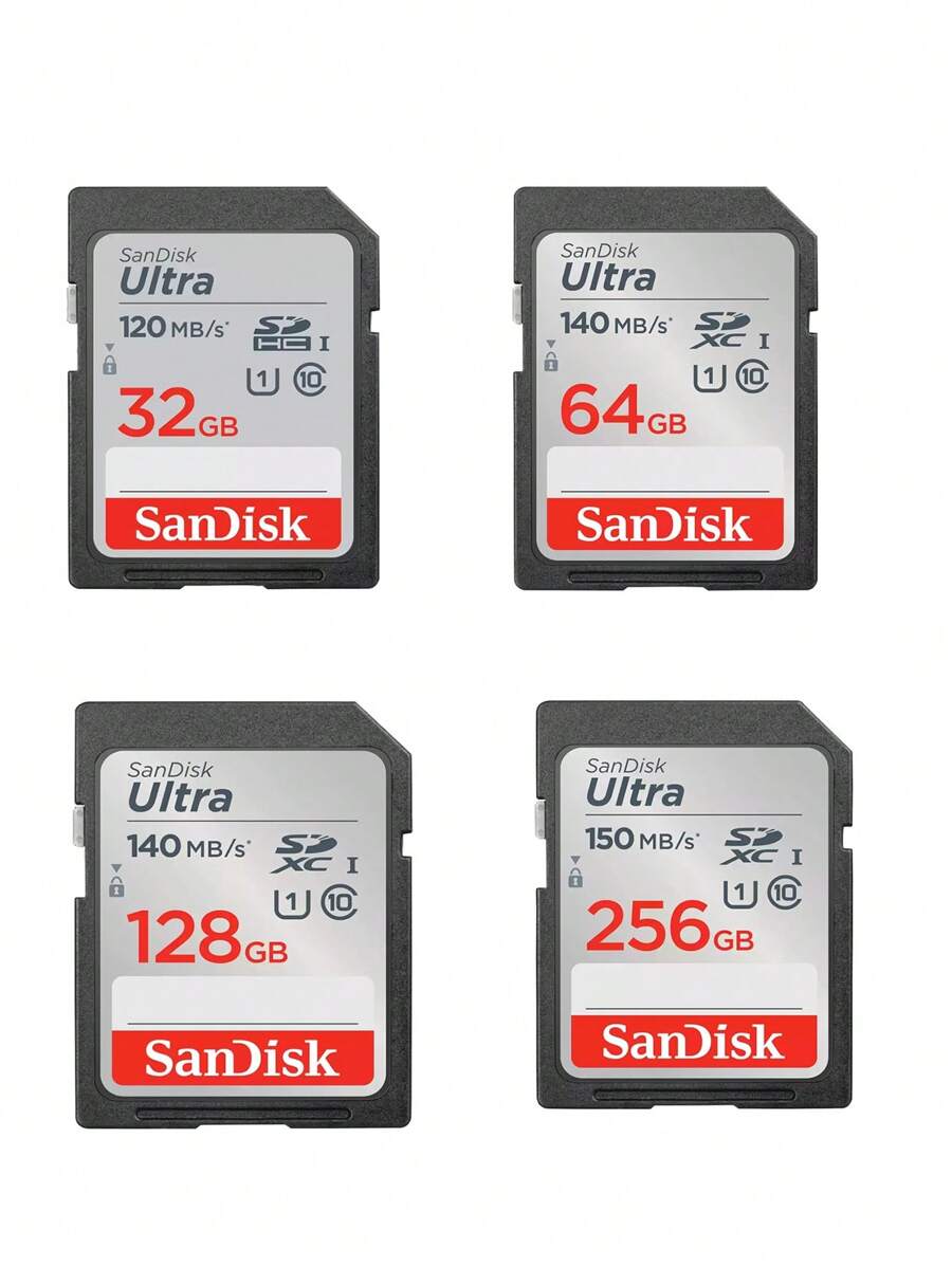 SANDISK Sandisk Ultra SD Card C1032GB 64GB 128GB 256GB Memory Card for ...