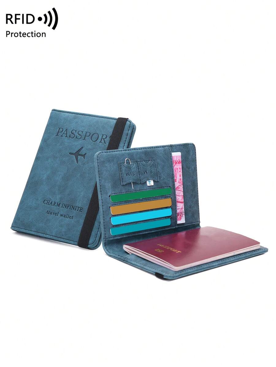 CHARM INFINITE Porta Pasaporte De Viaje Rfid Antirrobo, Impermeable Y ...