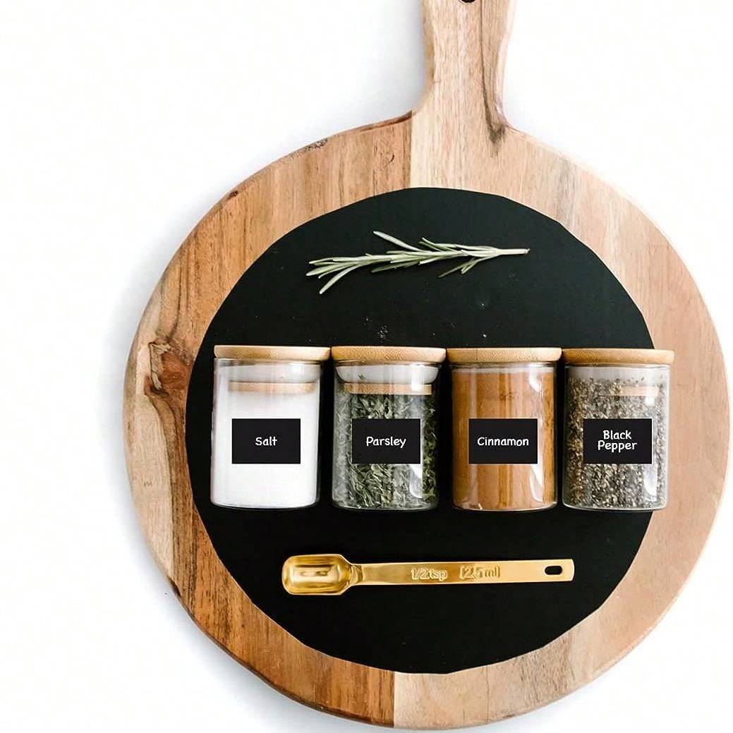 30 Labels Chalkboard Labels For Organizing, Chalkboard Stickers , Chalk ...