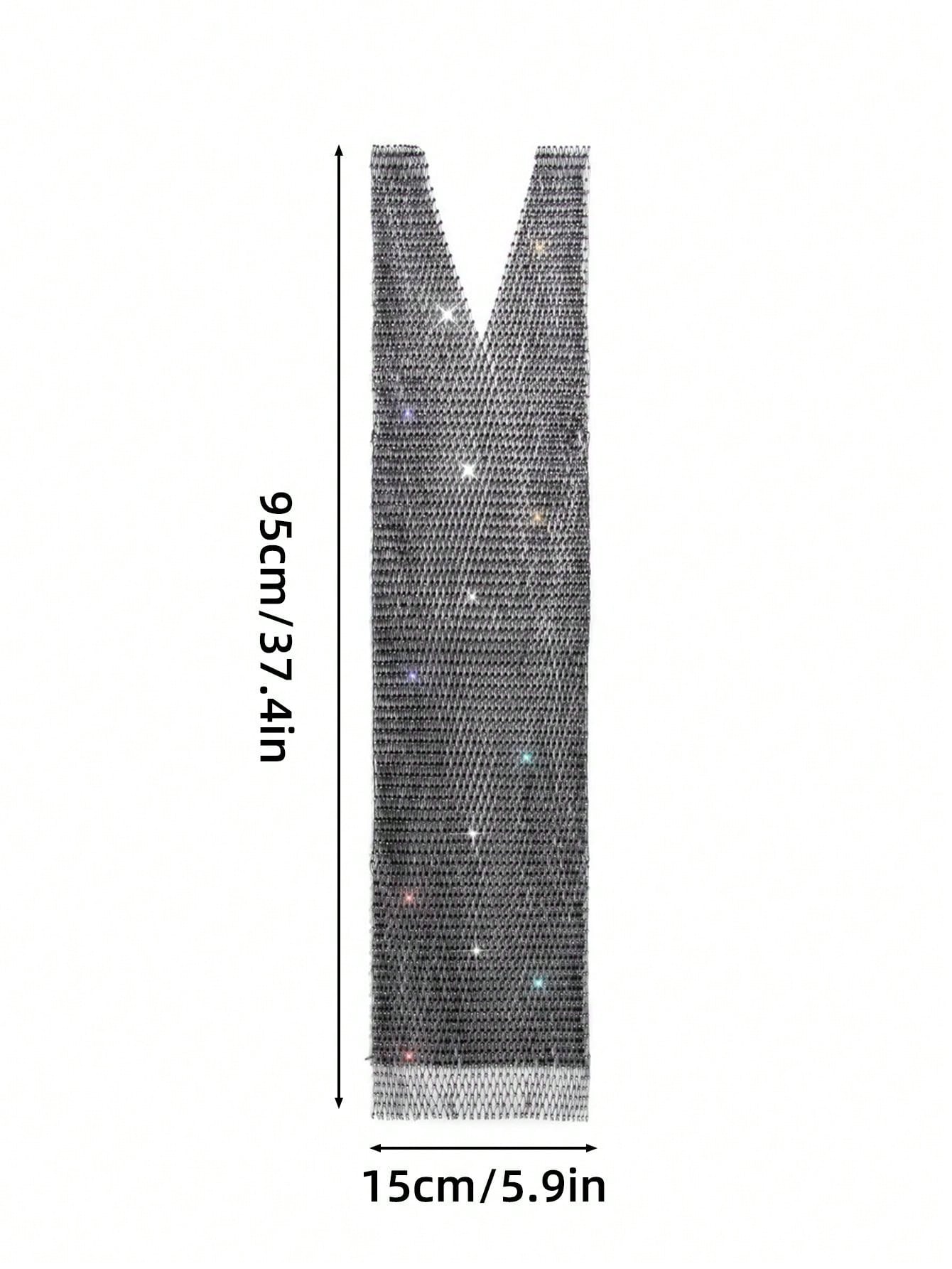 Mulheres Malha Corpo Correntes Cristal De Strass Transparente Cobertura ...