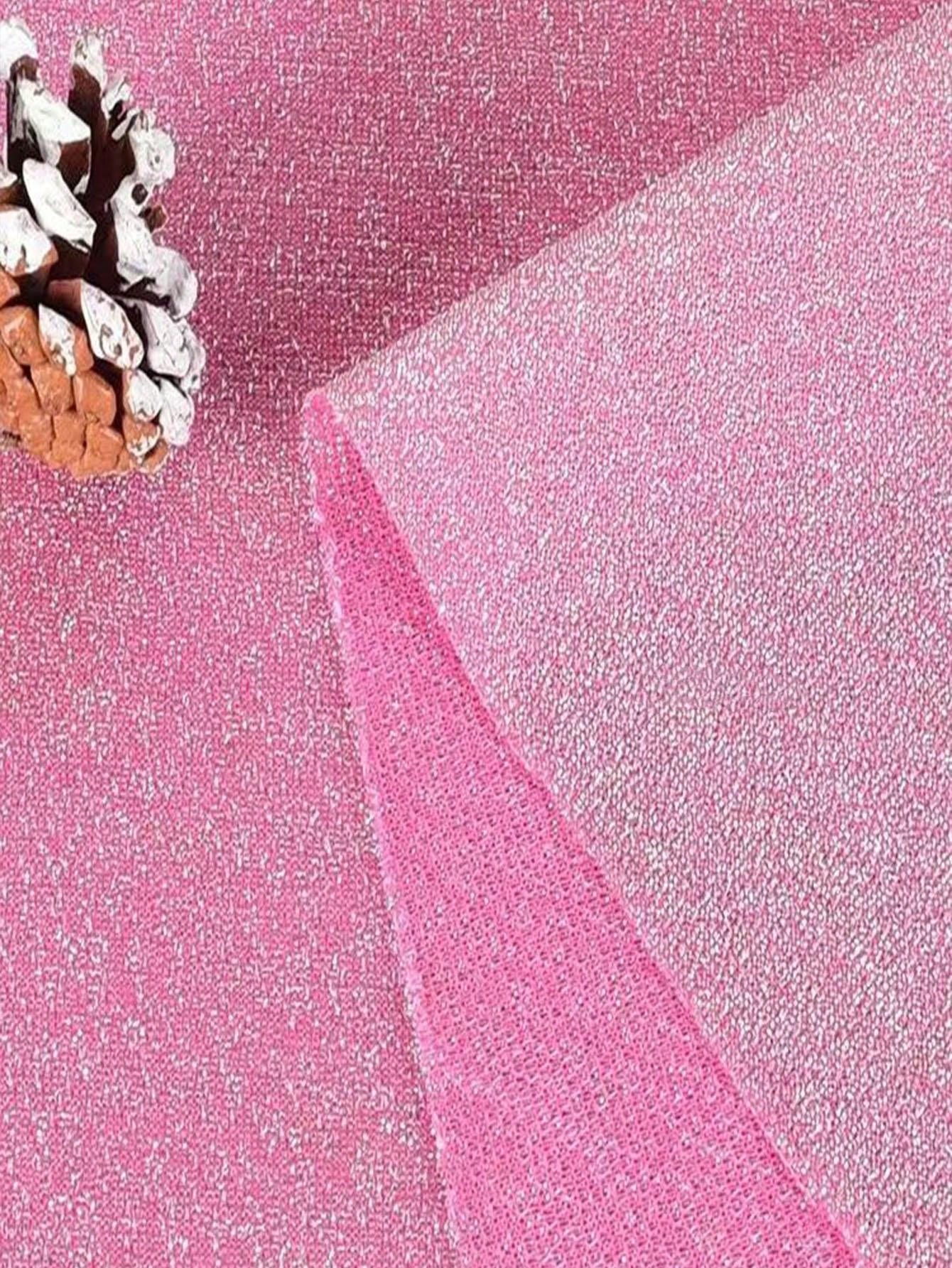 1pc Gradient Two-Color Mesh Fabric, Laser Texture See-Through Fabric ...