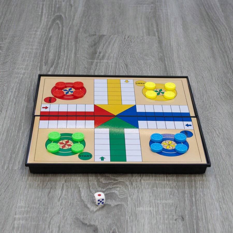 10 inch Magnetic Ludo Sets, Family Game Night Games Board Game Set ...