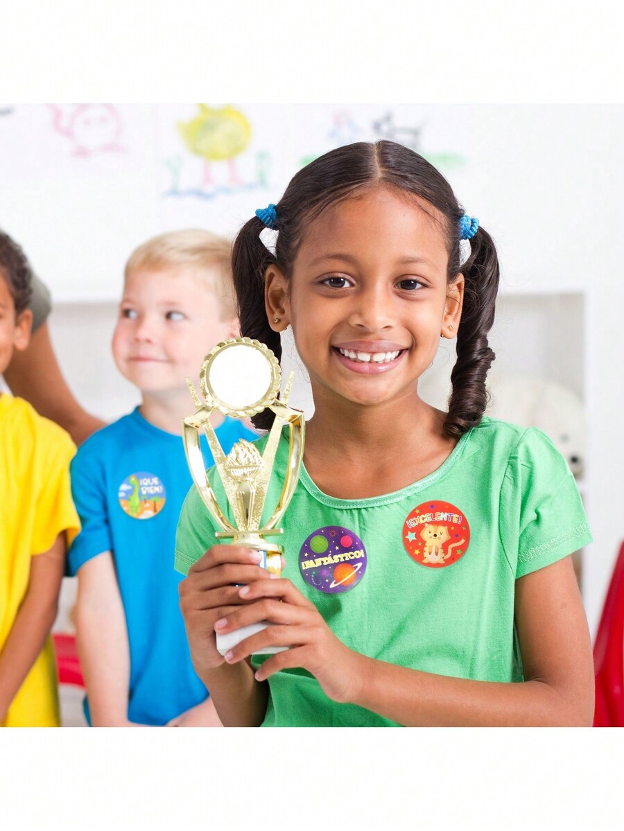 1000 Pack Spanish Motivational Stickers for Classroom - Bulk Reward ...