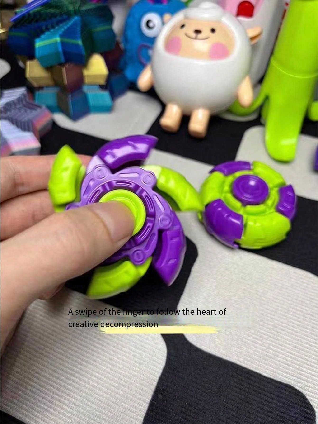 Gravity Defying Fidget Toy Hand Spinner Carrying Stress Relief Anxiety ...