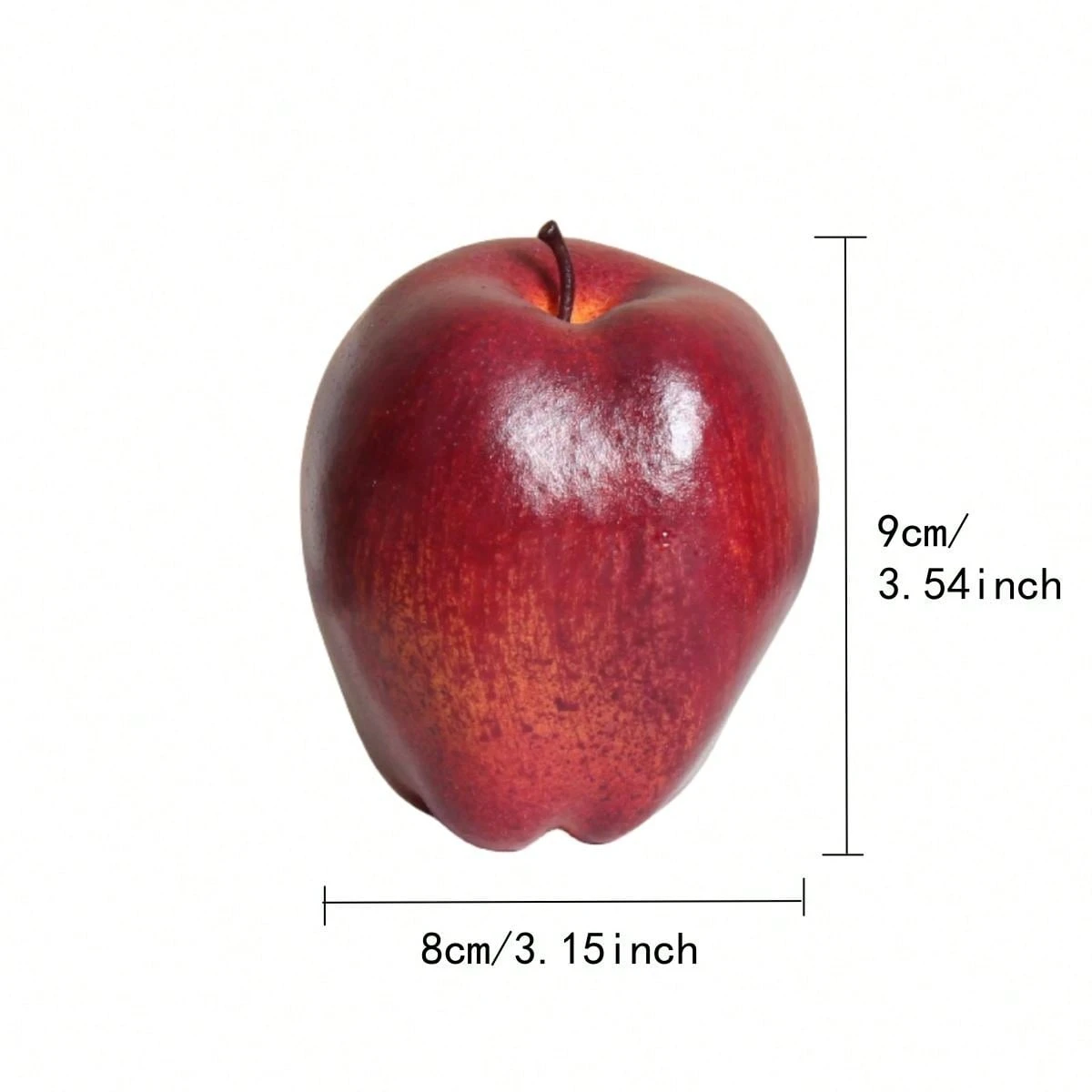 6pcs Realistic Snake Fruit & Artificial Apple Fruit Shaped Decoration ...