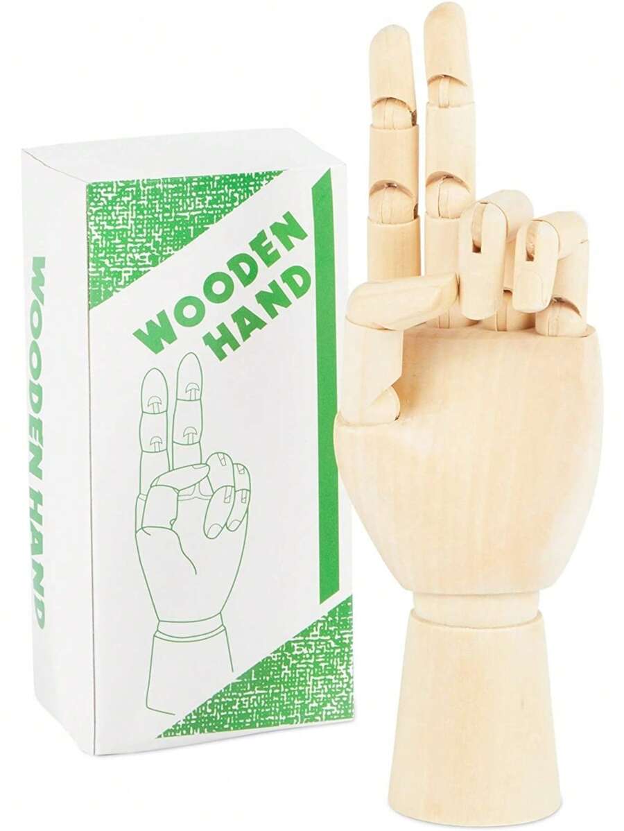 Bright Creations Posable Hand Model for Art, Left and Right Mannequin ...