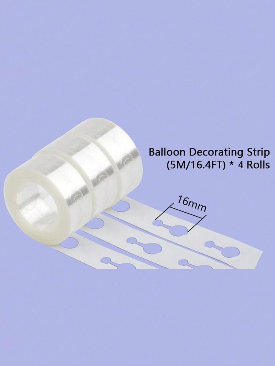2/4/8pcs Balloon Arch Strip Kit For Garland, 65.5 Feet Balloon Tape ...