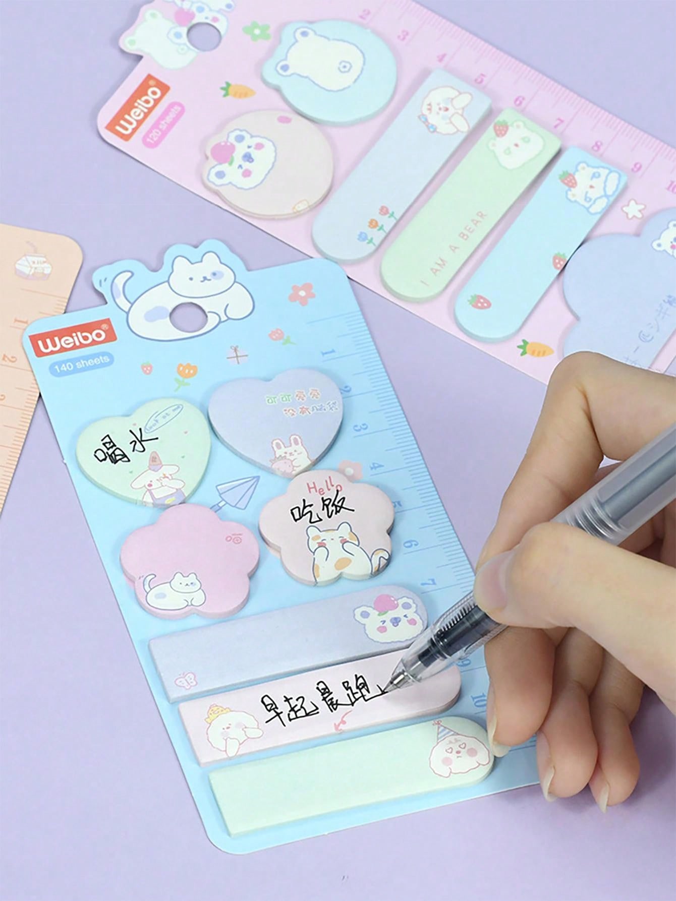 Creative Cartoon Sticky Notes Office Stationery Comes With Sticky Note ...