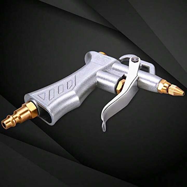 Industrial Air Blow Gun with Brass Adjustable Air Flow Nozzle and 2 ...
