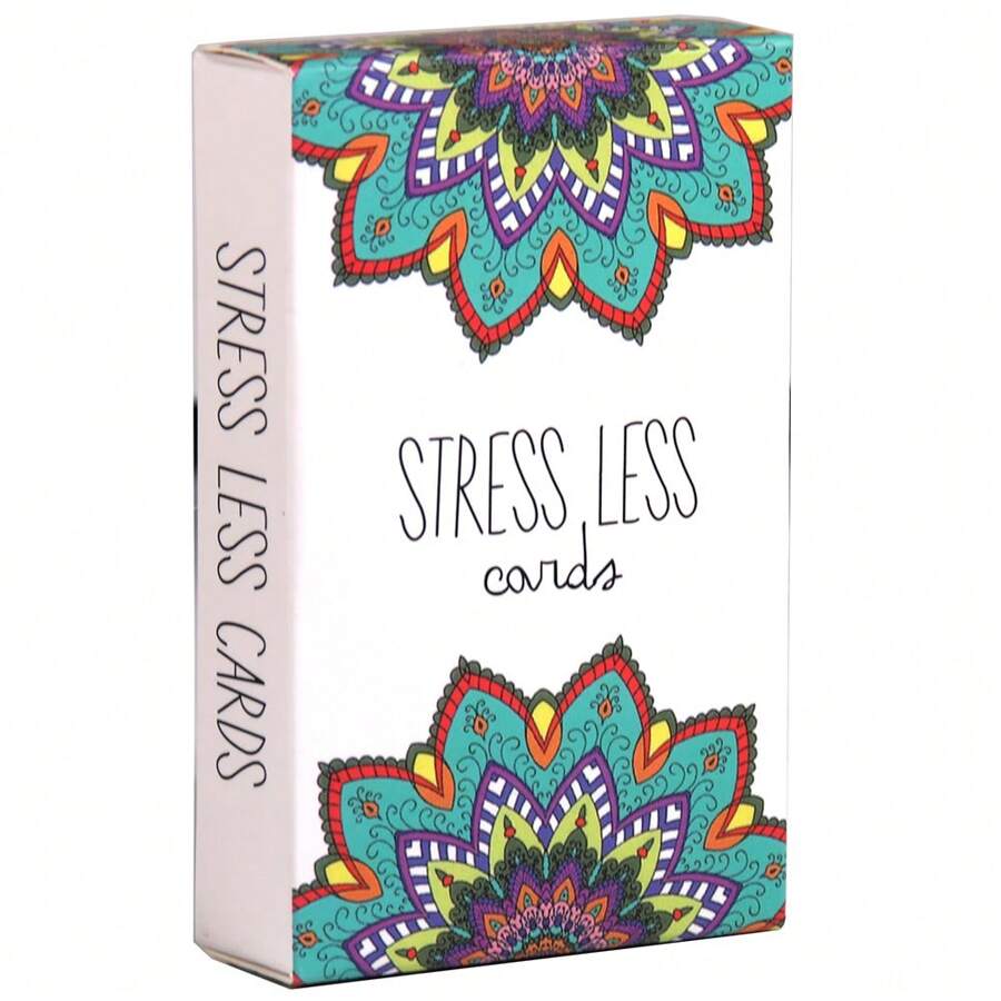 Stress Less Cards - 50 Mindfulness & Meditation Exercises - Helps ...