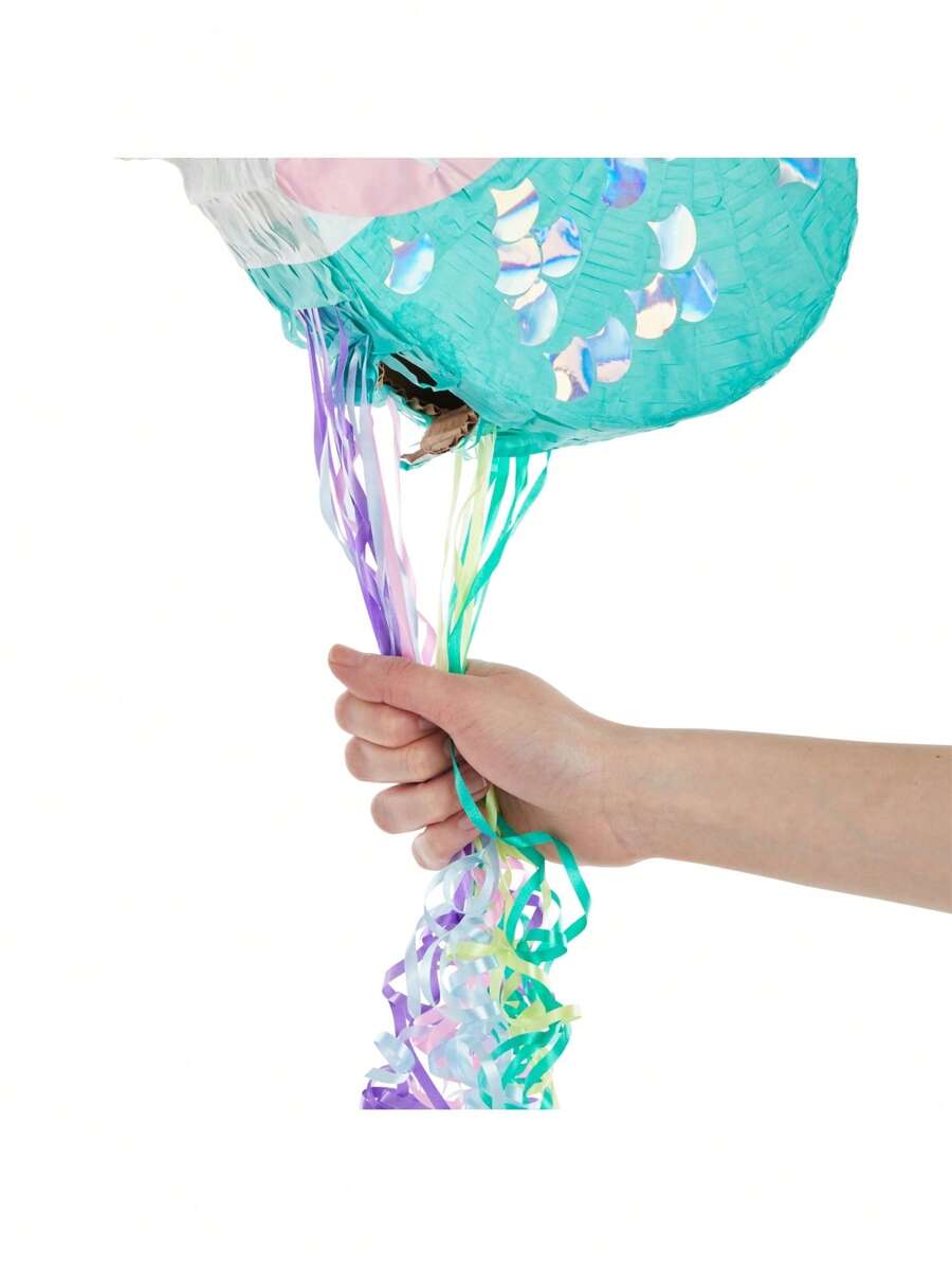 Unicorn Mermaid Pull String Pinata For Girls Party Decorations, Under ...