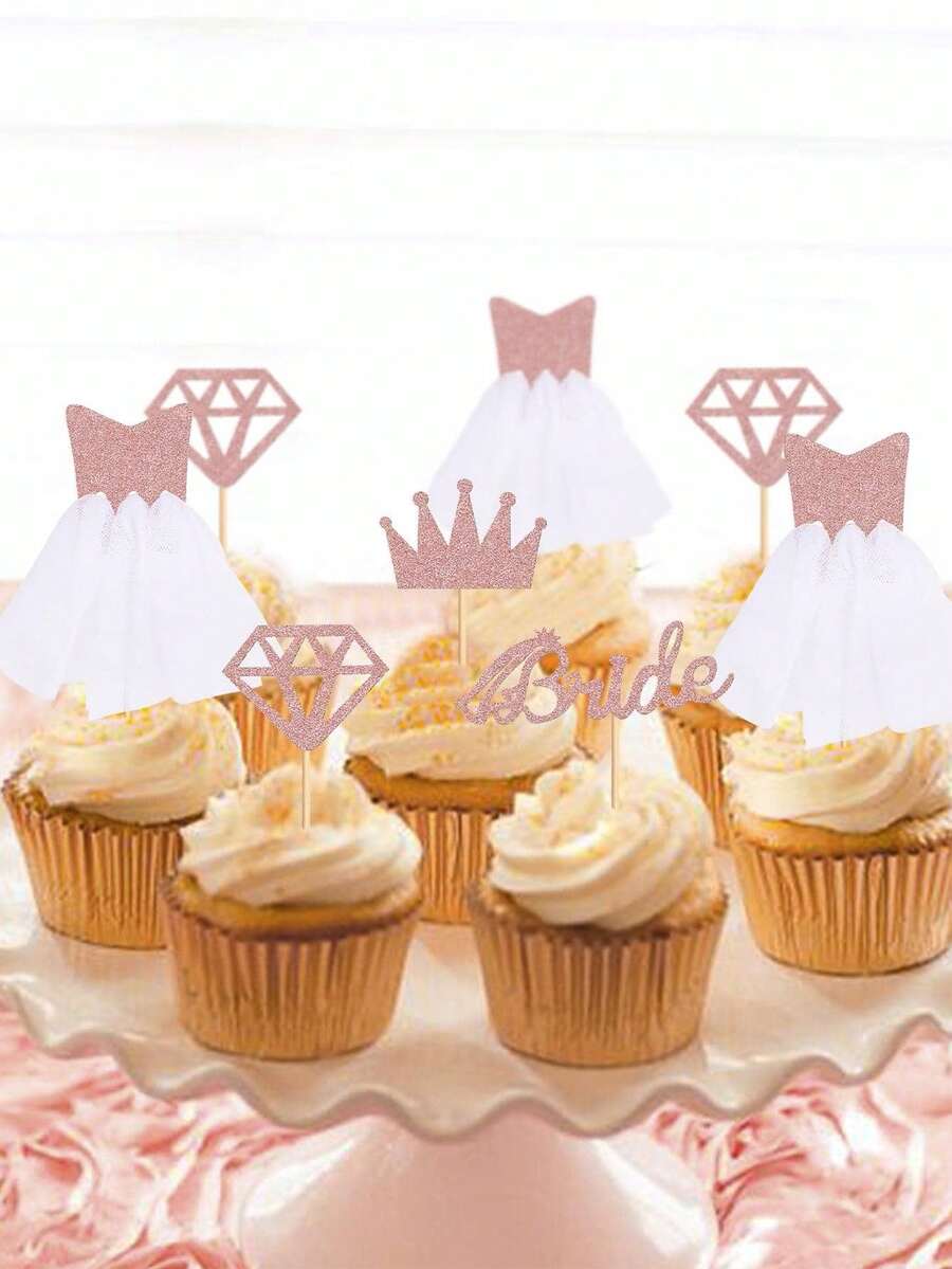 Wedding Cake Decoration, Diamond Cake Topper, Dress Cake Topper, Letter ...