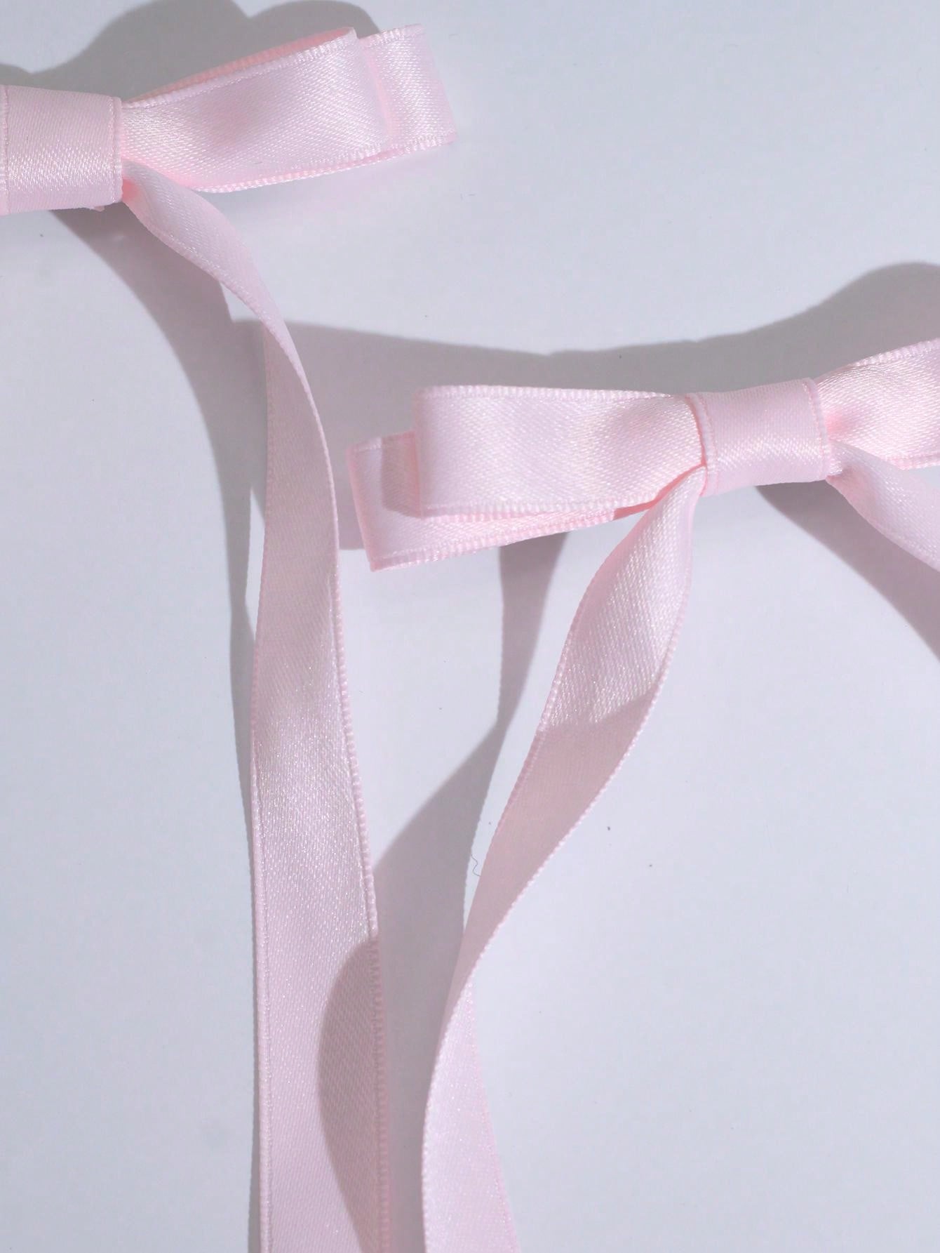 2pcs Ballet Style Ribbon Streamer Fairy Bow Hair Clips, Fashionable ...