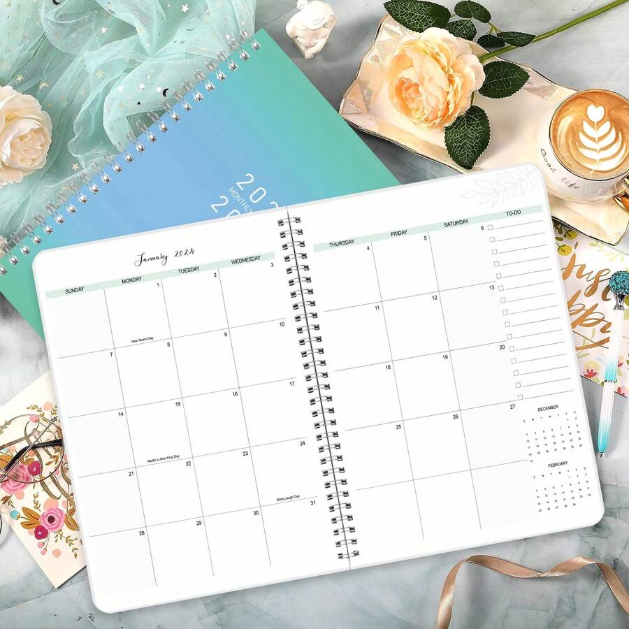 BUBU 2024-2025 Monthly Planner/Calendar - Monthly and Weekly Planner ...