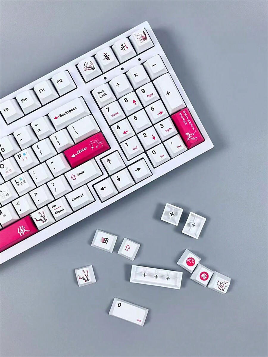 Original Oem Height 127 Keys Four Scholar Series Plum Blossom Pbt ...