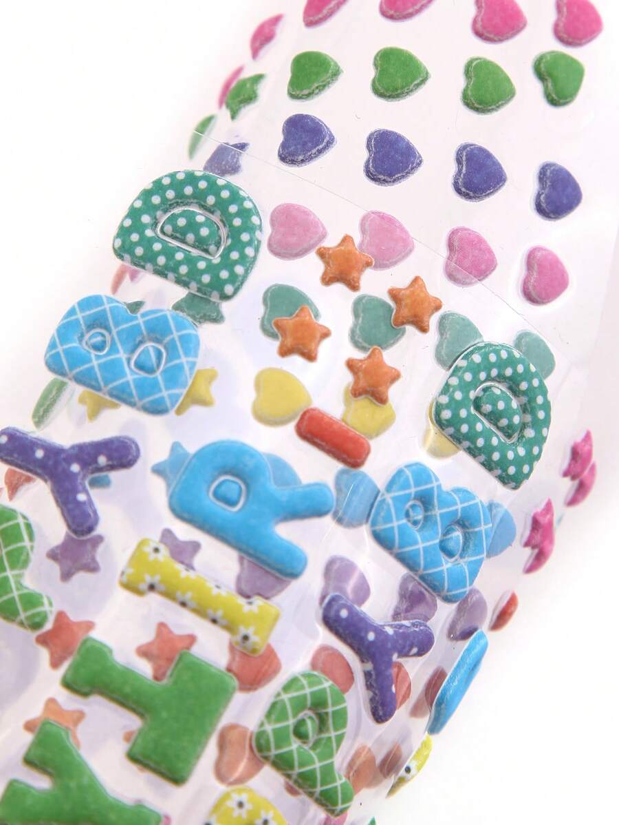 1pc Self-Adhesive Facial Sticker With Character Roleplay Multi Jewel 3D ...