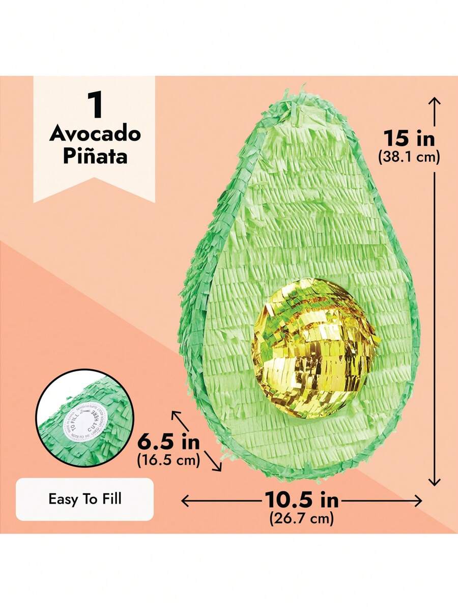 Avocado Pinata For Cinco De Mayo Party Decorations, Table Centerpiece ...
