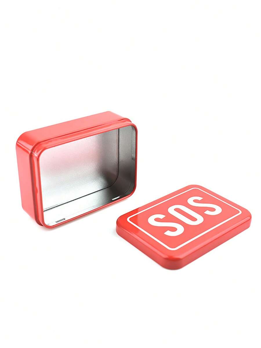 One SOS Survival Kit Survival Metal Box Outdoor Survival Equipment Tool ...