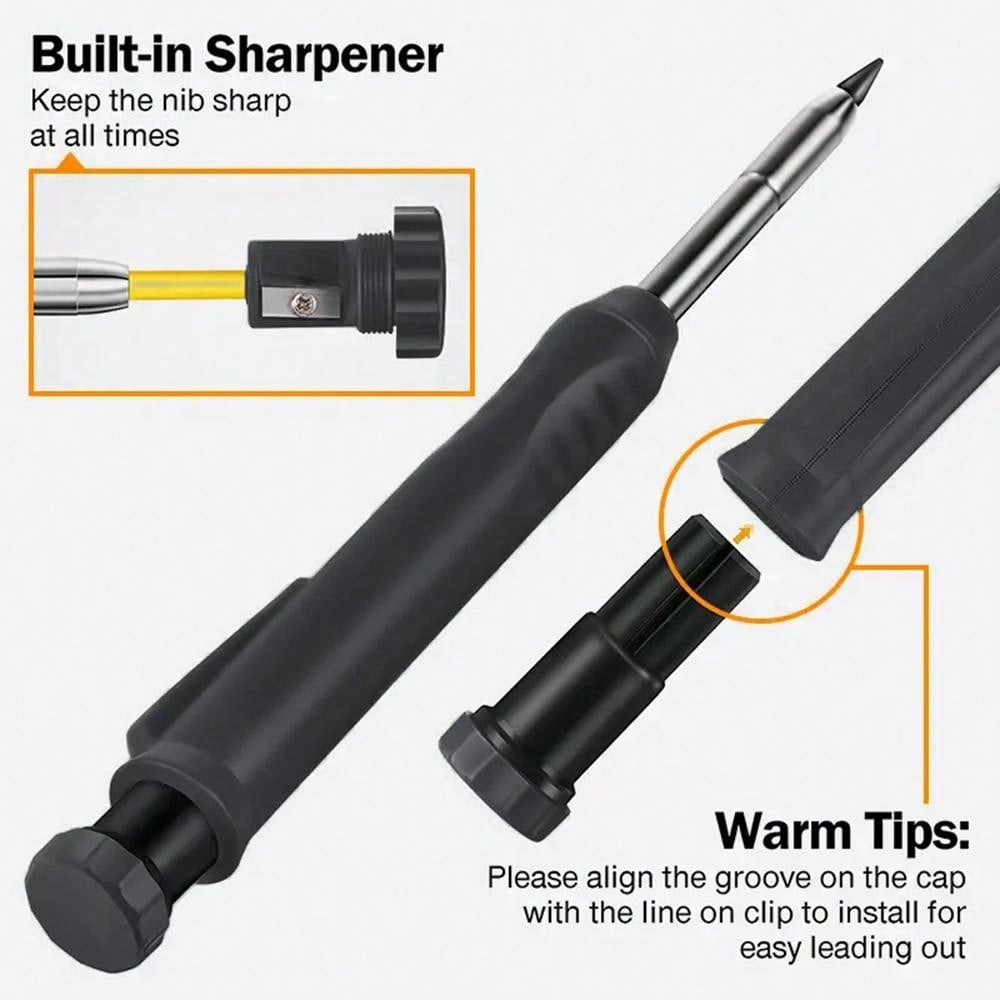 1pc Solid Carpenter Pencil Set Woodworking Tools Mechanical Pencil ...