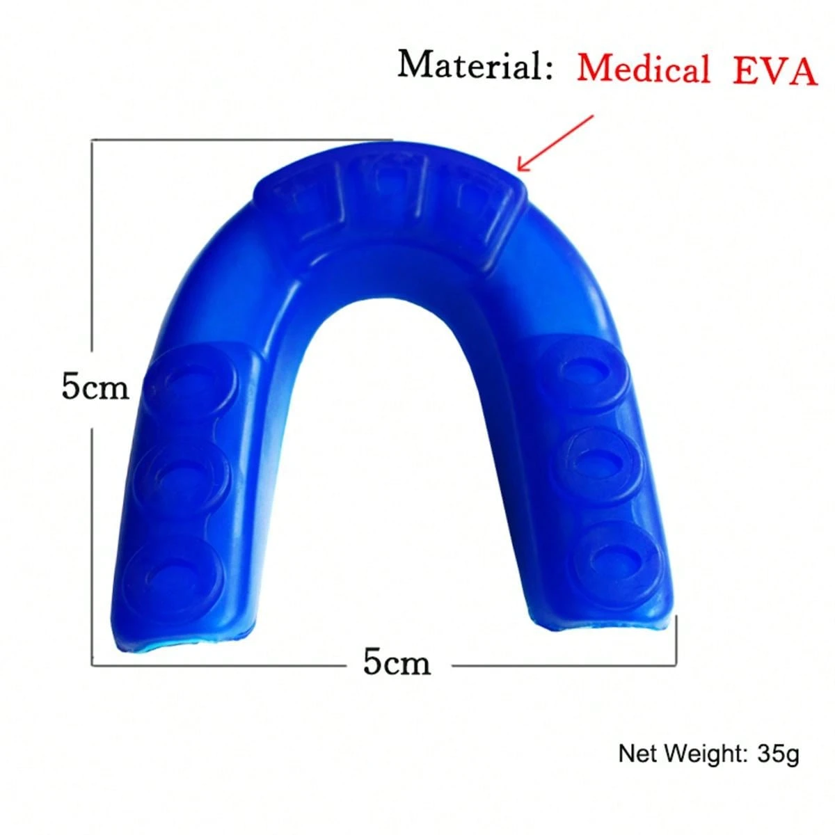Eva Thermoplastic Dual-Color Mouth Guard For Teeth Protection In ...