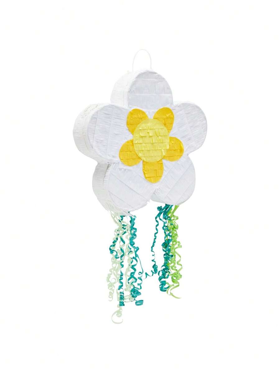Pull String Daisy Pinata For Spring Flower Birthday Party Decorations ...
