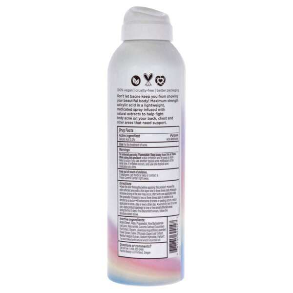 PACIFICA Bacne Warrior Acne Fighting Body Spray by Pacifica for Women ...