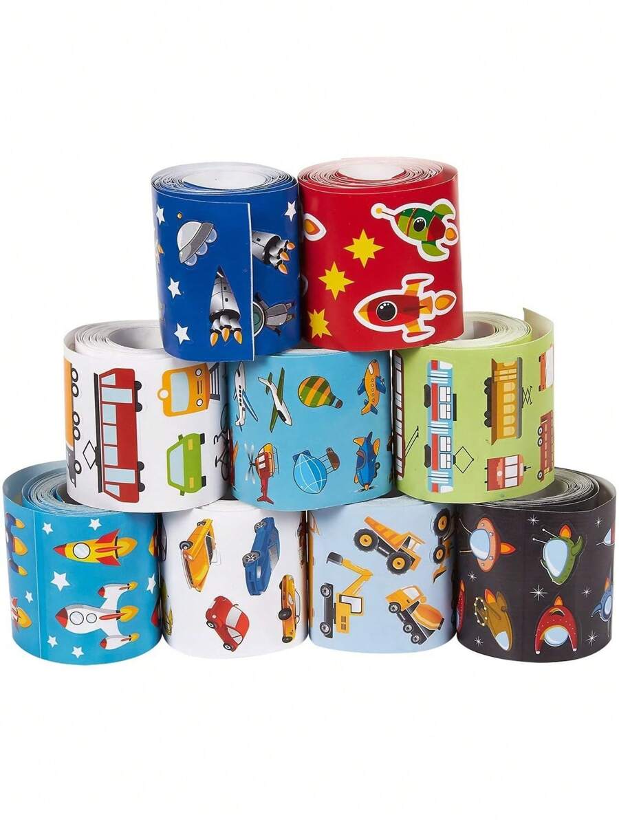 Transportation Stickers, Reward Sticker Roll, Easter (9 Rolls, 3204 ...
