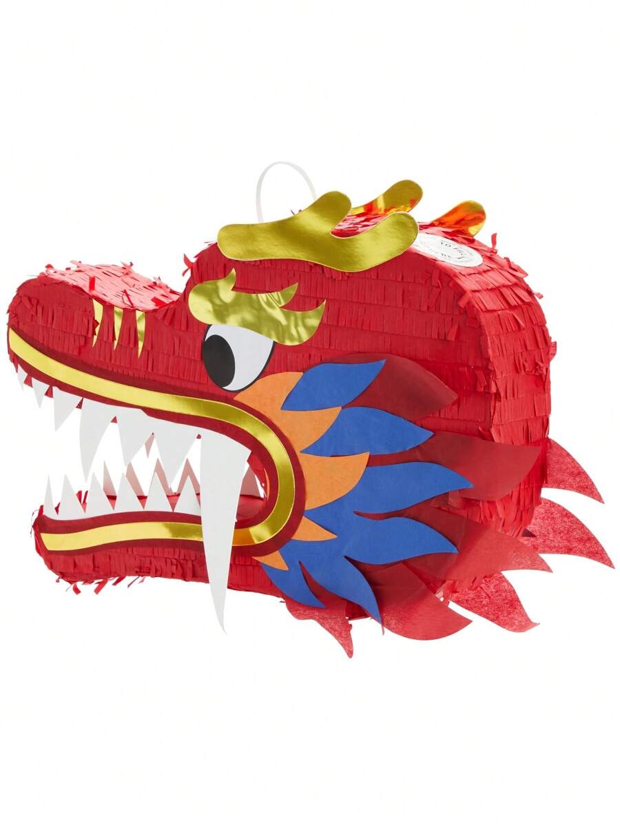 Dragon Pinata - Chinese Dragon Head, Dragon Birthday Party Supplies ...