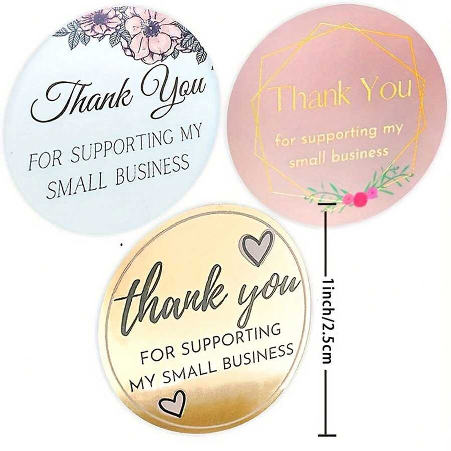 500pcs/roll Thank You Stickers Label For Gift Wrapping | SHEIN USA