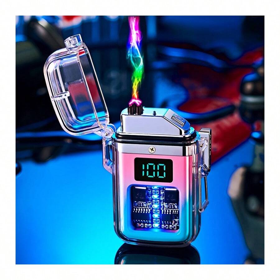 Waterproof Rechargeable Windproof Cigarette Case With Dual-Arc ...