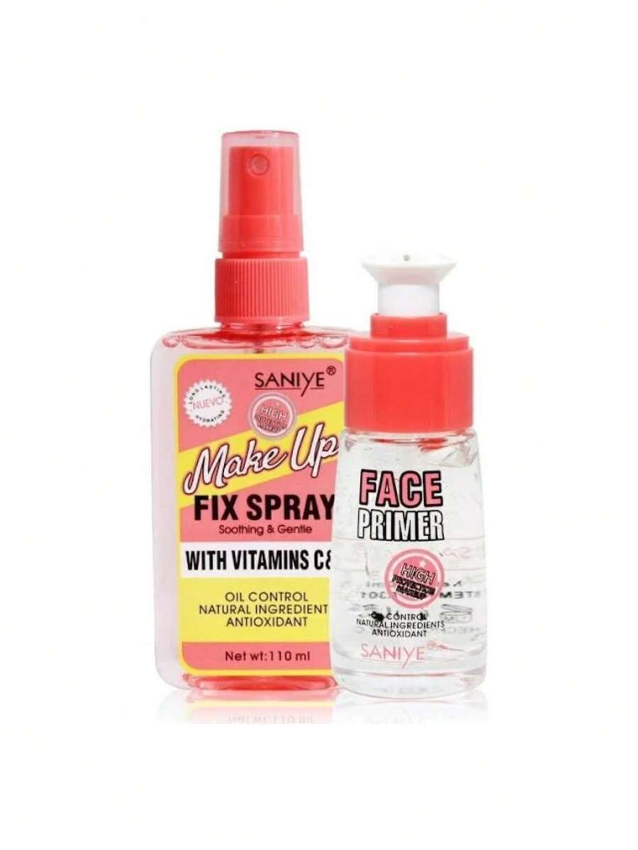 Primer And Fixative Set Enriched With Vitamin C And E | SHEIN USA