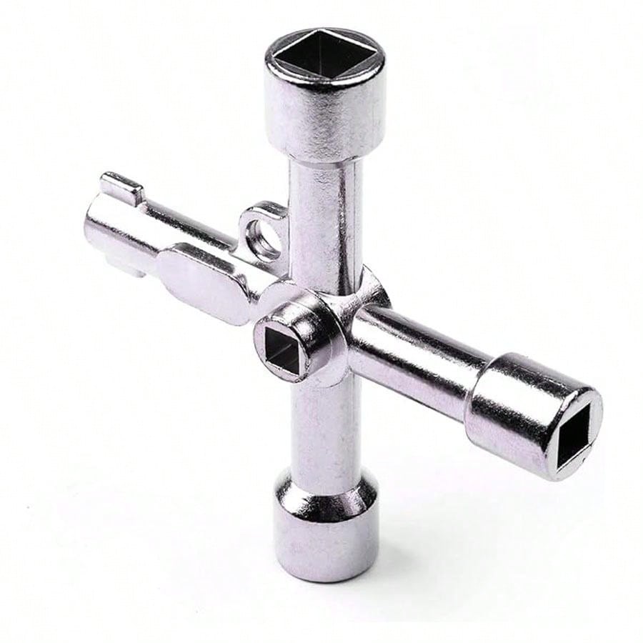 1pc 4 Way Key Wrench, Multi-function Elevator Door Water Meter Valve ...