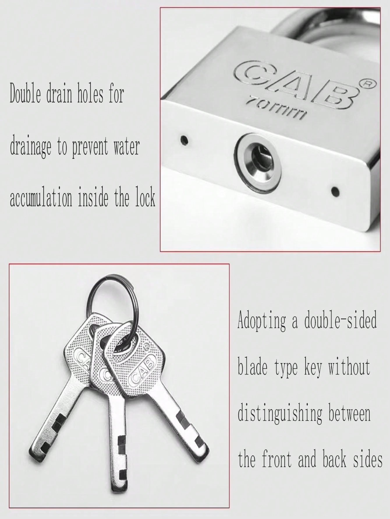 Universal Padlock Pick And Decryption Tool For Water-Resistant, Rust ...